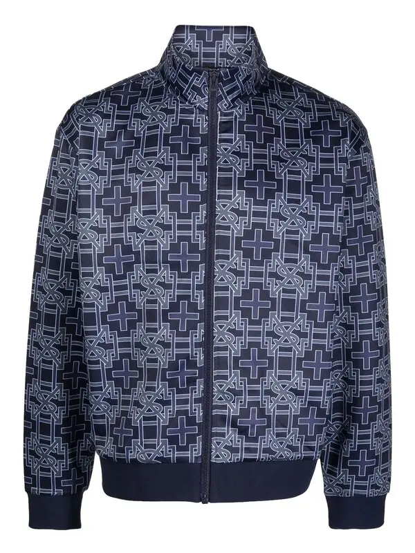 Ksubi Monogram Zip-up Track Jacket - Blue