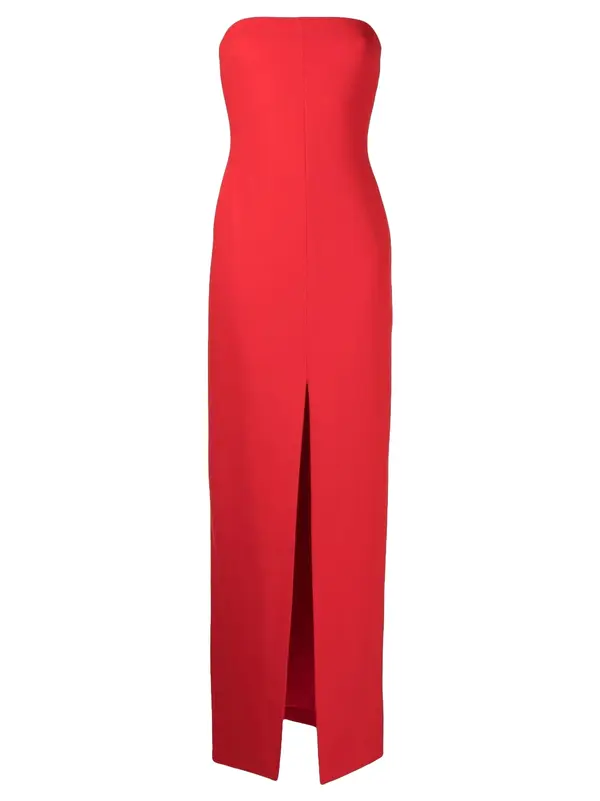 Solace London Strapless Maxi Dress - Red