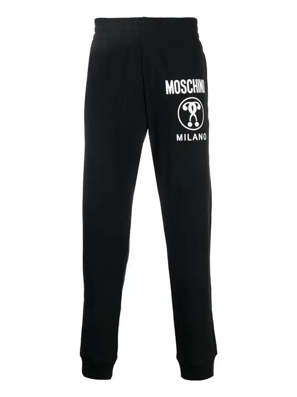 Moschino Logo-print Track Pants - Black
