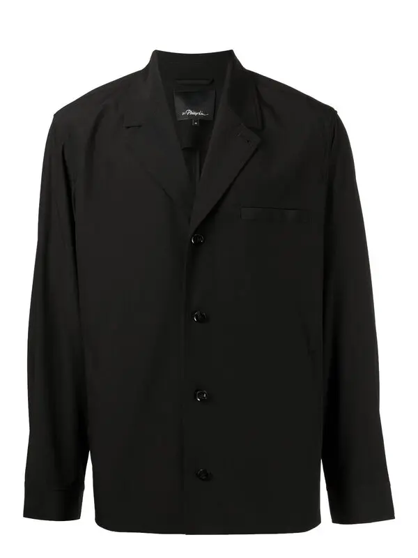 3.1 Phillip Lim Unstructured Shirt Jacket - Black
