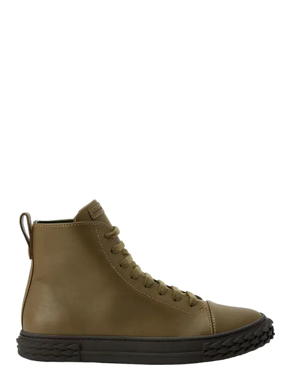 GIUSEPPE ZANOTTI Ecoblabber High-top Sneakers - Green