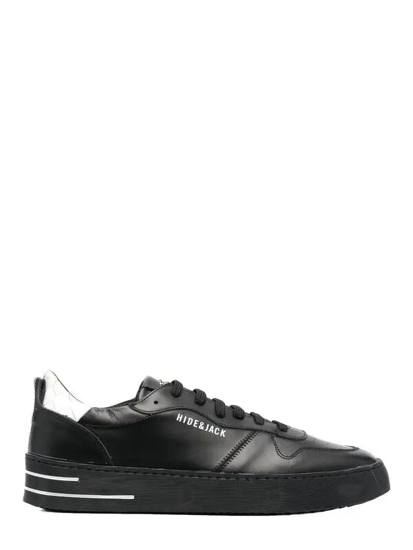 HIDE&JACK Side Logo-print Detail Sneakers - Black
