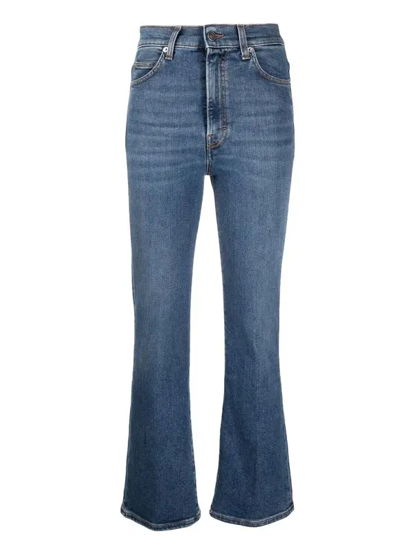 HAIKURE High-rise Flared Jeans - Blue