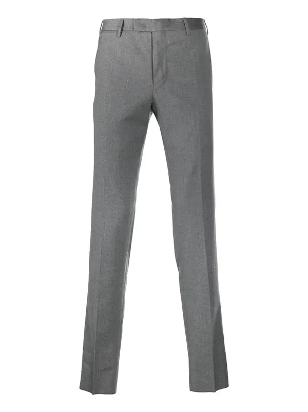 PT TORINO Wool Tailored Trousers - Grey