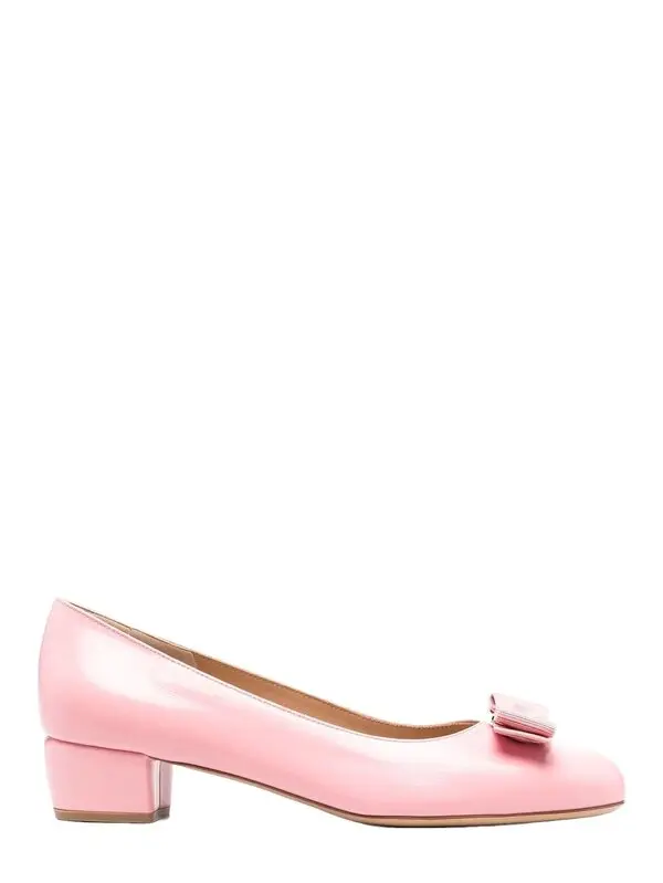 FERRAGAMO Vara Bow-detail 40mm Pumps - Pink