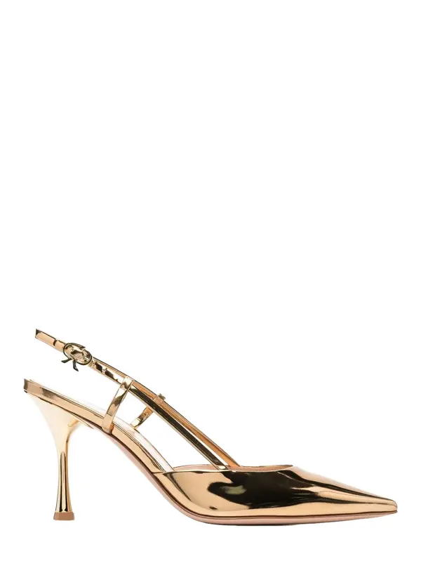 GIANVITO ROSSI Ascent 85mm Slingback Pumps - Yellow