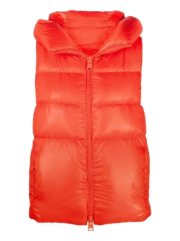 Herno Globe Padded Gilet - Orange