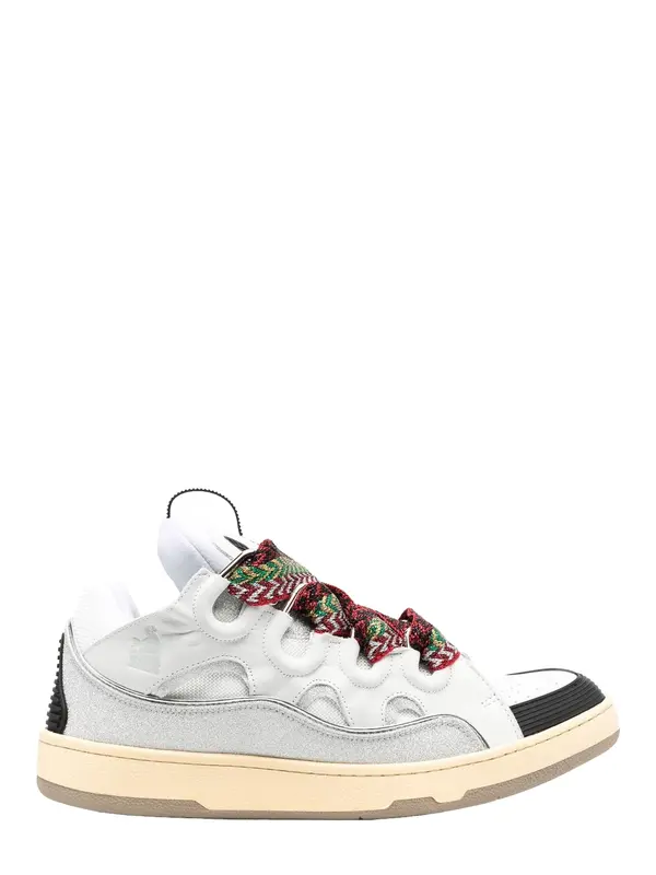 LANVIN Curb Leather Sneakers - White