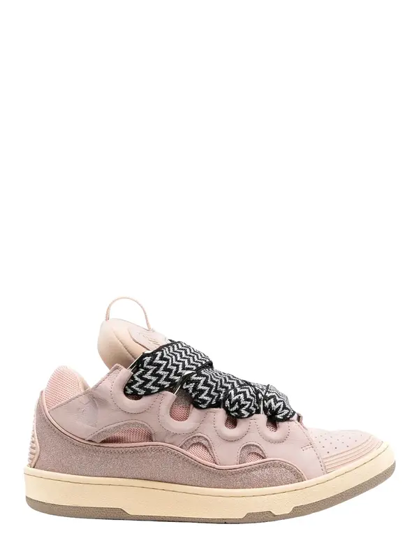 LANVIN Lace-up Low-top Sneakers - Pink