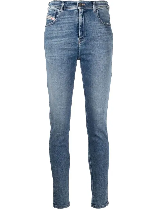 DIESEL® 1984 Slandy-high 09d62 Skinny Jeans - Blue
