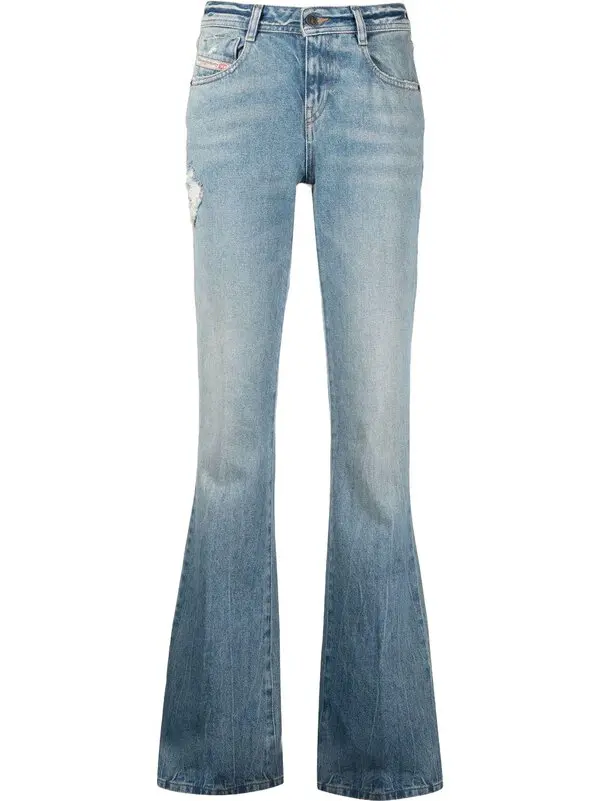 DIESEL® D-ebbey Flared Jeans - Blue