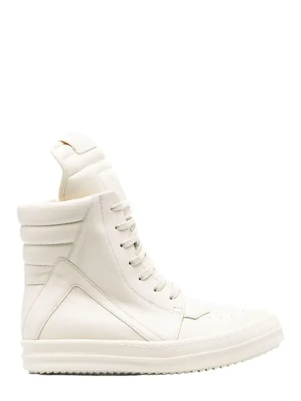Rick Owens Panelled High-top Sneakers - Neutrals