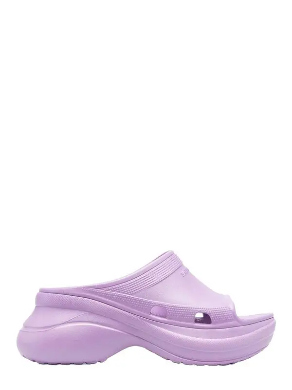 Balenciaga X Crocs Pool Platform Sandals - Purple