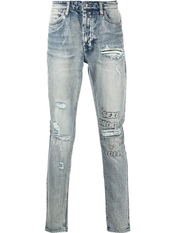 Ksubi Slim-fit Denim Jeans - Blue