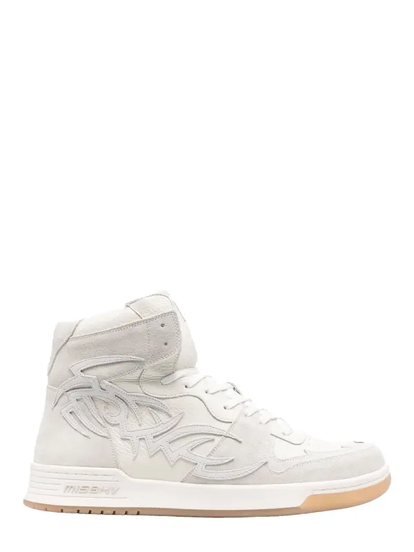 MISBHV Panelled Hi-top Sneakers - White