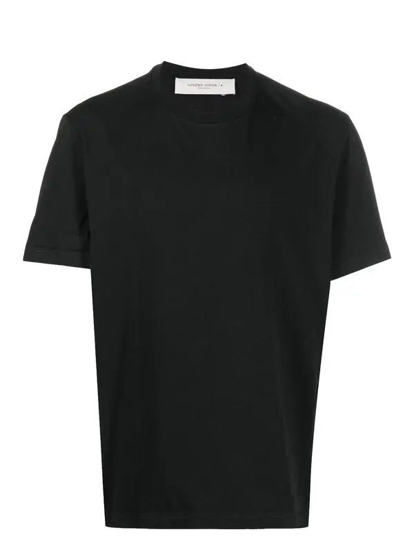 GOLDEN GOOSE Rolled-sleeve T-shirt - Black