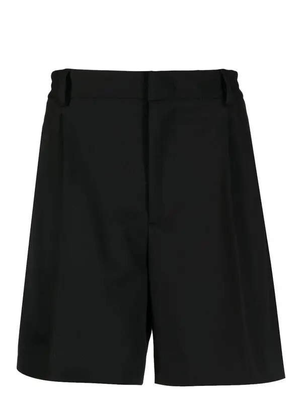 Valentino Garavani High-waisted Thigh-length Shorts - Black