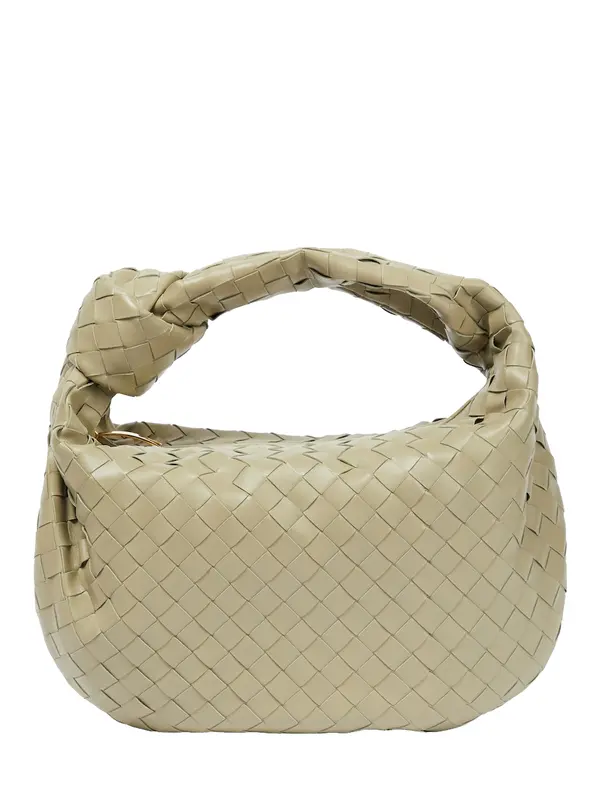 Bottega Veneta Jodie Intrecciato Small Leather Tote Bag - Beige