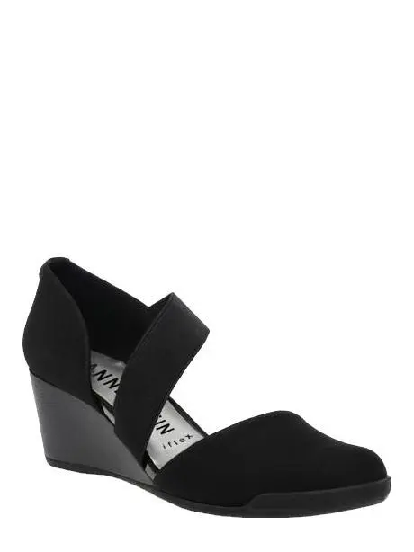 Anne Klein Wedge Pump - Black Multi