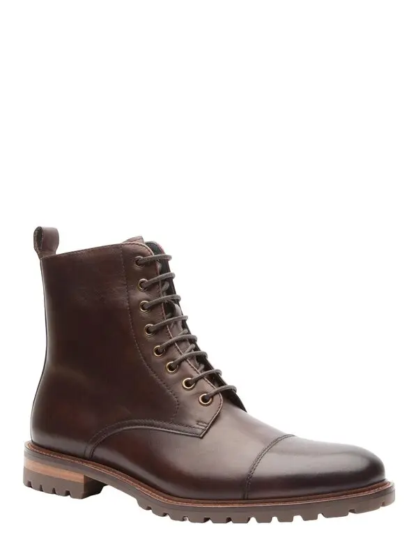 BLAKE MCKAY Bryan Cap Toe Boot - Chestnut