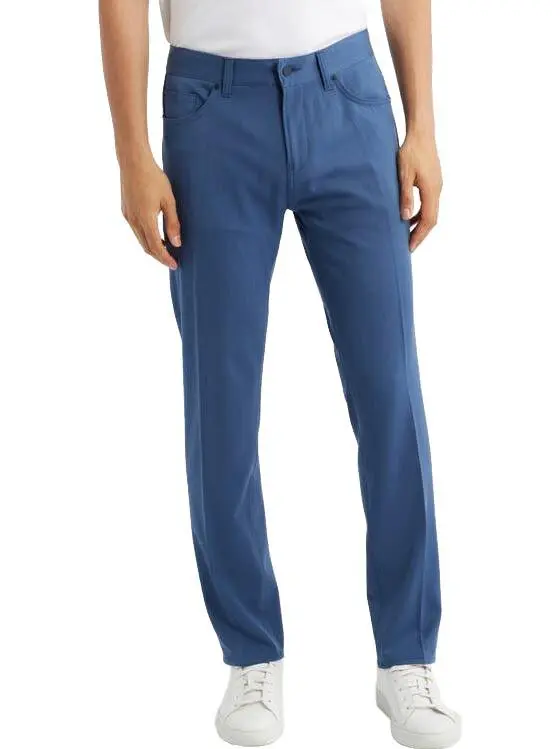 BOSS Delaware Slim Fit Five-pocket Pants - Blue