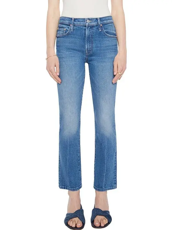 MOTHER The Insider Ankle Bootcut Jeans - Get Two Birds Stoned