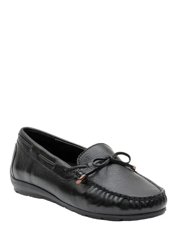 ARA Amarillo Leather Driving Shoe - Black