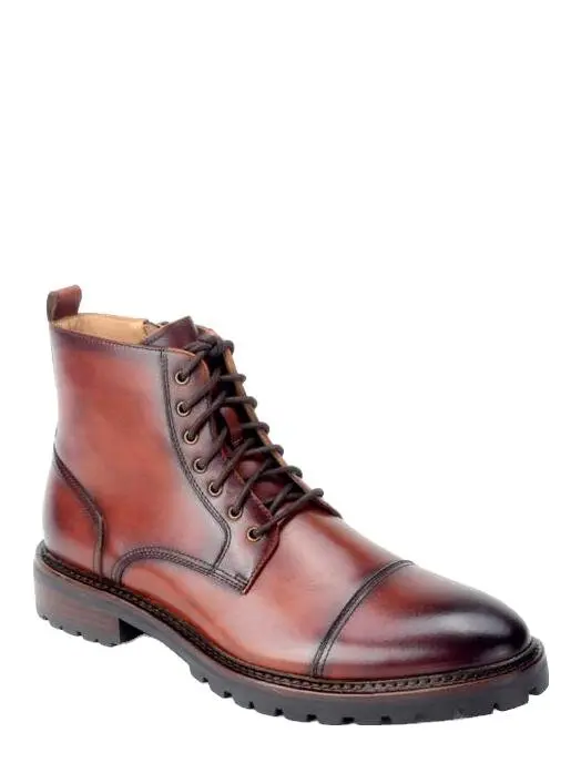 WARFIELD & GRAND Tinley Cap Toe Boot - Chestnut