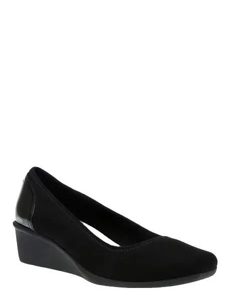 Anne Klein Wedge Pump - Black Multi Fb