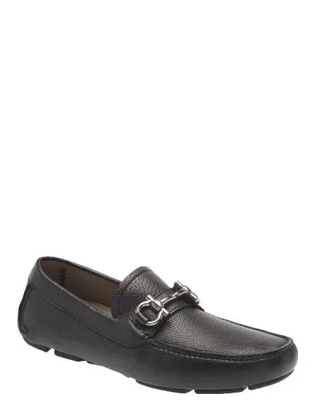 FERRAGAMO Parigi Bit Driving Shoe - Nero Light Grey