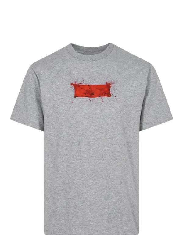 Supreme X Ralph Steadman Box Logo Crew Neck T-shirt - Grey