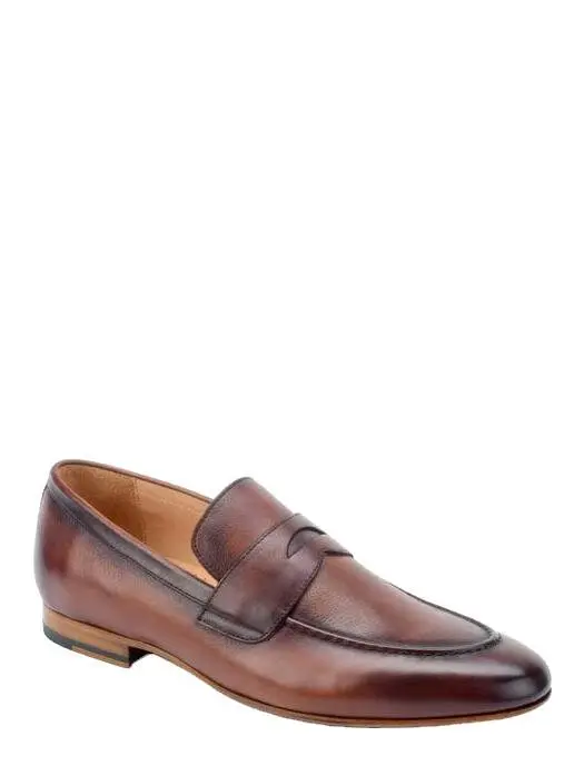 WARFIELD & GRAND Montery Penny Loafer - Cognac