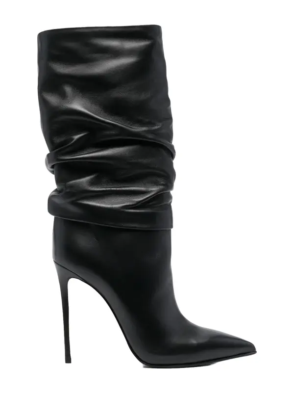 LE SILLA 110mm Below-knee Boots - Black