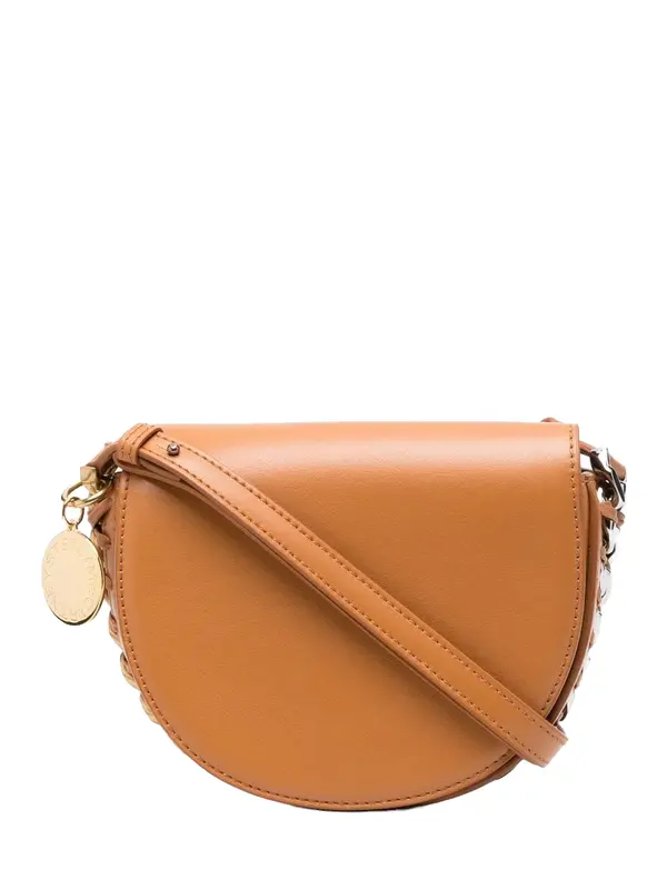 Stella McCartney Small Frayme Flap Shoulder Bag - Brown
