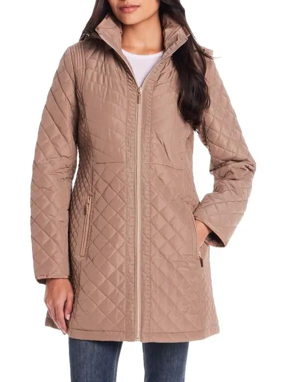 Gallery Quilted Jacket - Mushroom Old