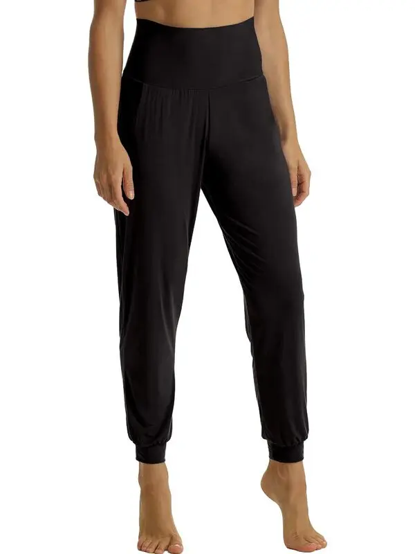 Commando High-waist Joggers - Black