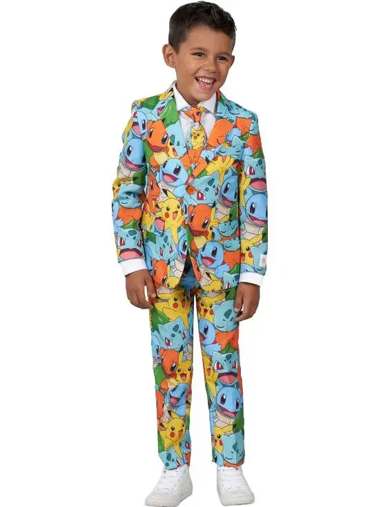Opposuits Pokémon Two-piece Suit With Tie - Miscellaneous