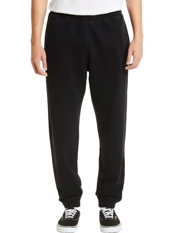 Sunspel Cotton French Terry Joggers - Black