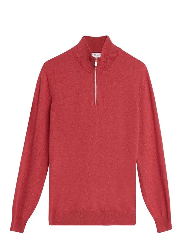 Brunello Cucinelli Cashmere Turtleneck Sweater - Stra
