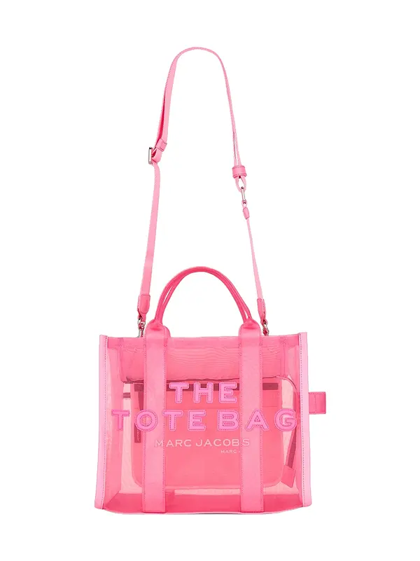 Marc Jacobs Mesh Medium Tote Bag - Candy Pink