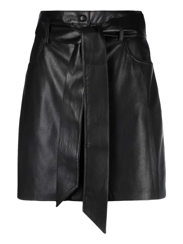 Nanushka A-line Mini Skirt - Black