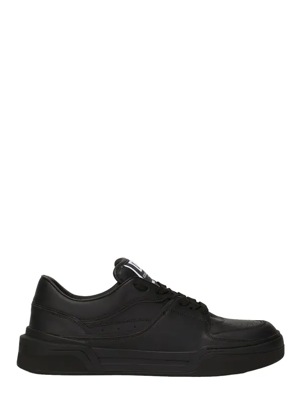 Dolce & Gabbana Roma Leather Sneakers - Black