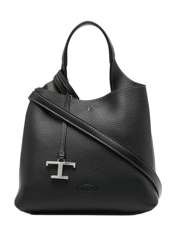 TOD'S Leather Tote - Black