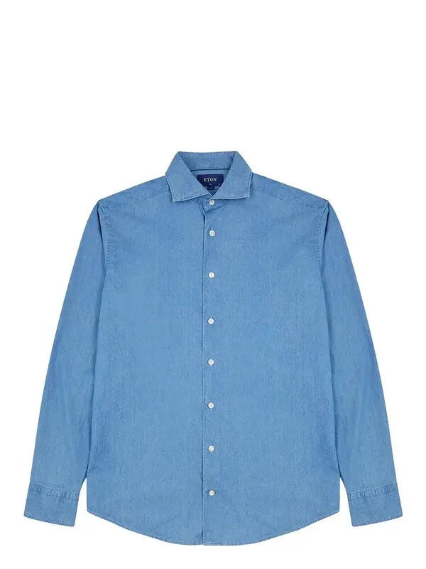 Eton Chambray Shirt - Blue