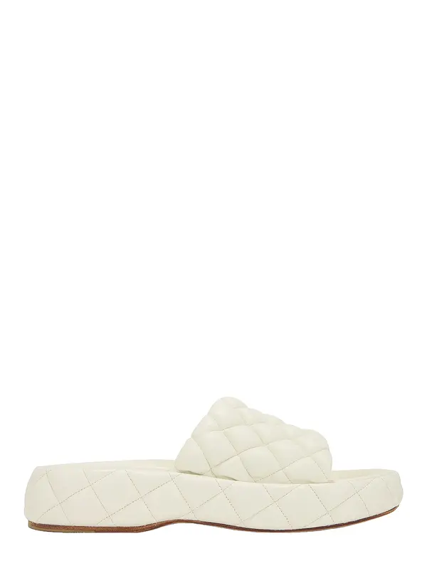Bottega Veneta Stretch Padded Sandals - White