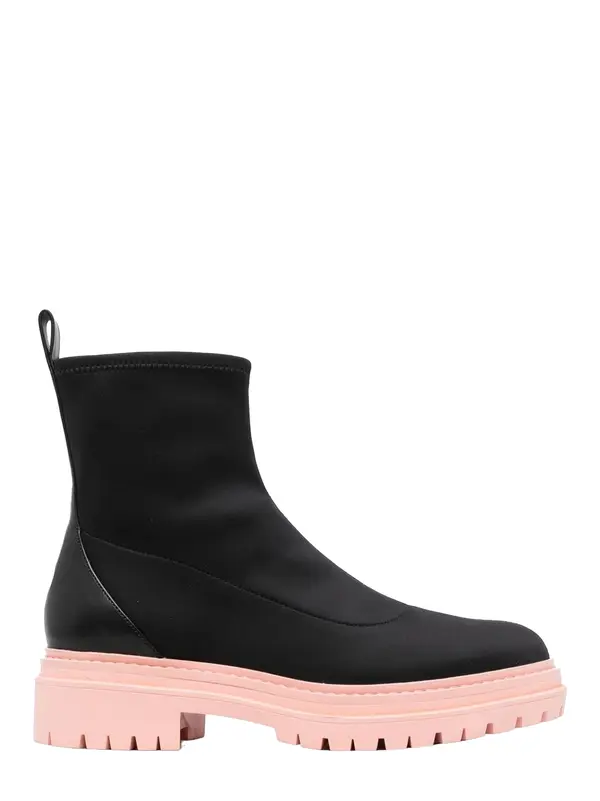 Michael Kors Comet Ridged-rubber Sole Boots - Black