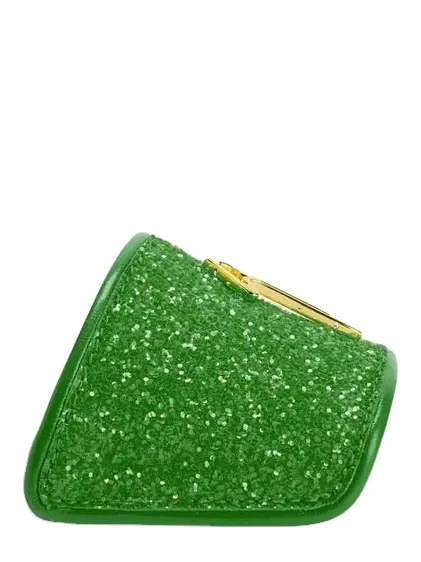 GIUSEPPE ZANOTTI Brett Glitter Slides - Green
