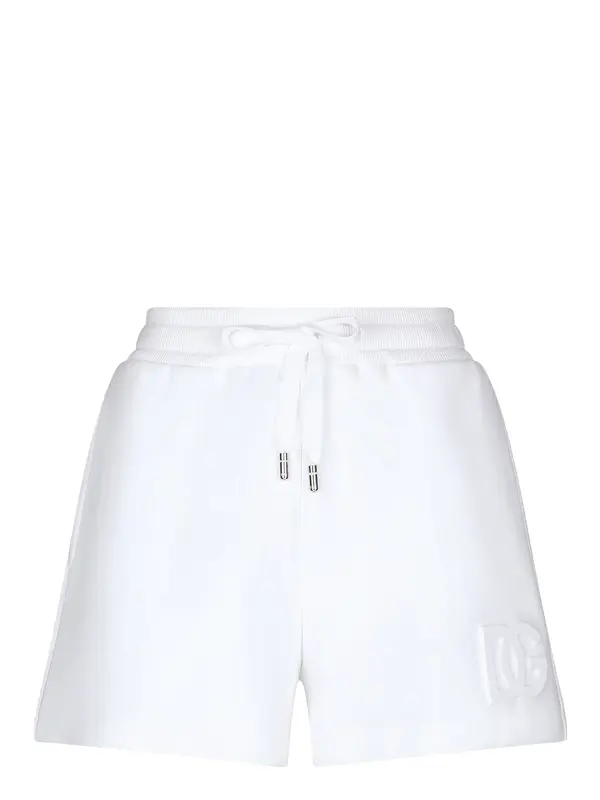 Dolce & Gabbana Dg-logo Track Shorts - White