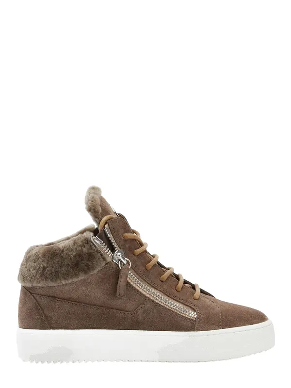 GIUSEPPE ZANOTTI Kriss Winter Mid-top Sneakers - Brown