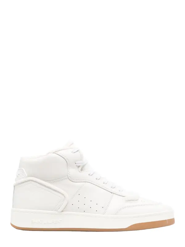 Saint Laurent Sl/80 High-top Sneakers - White